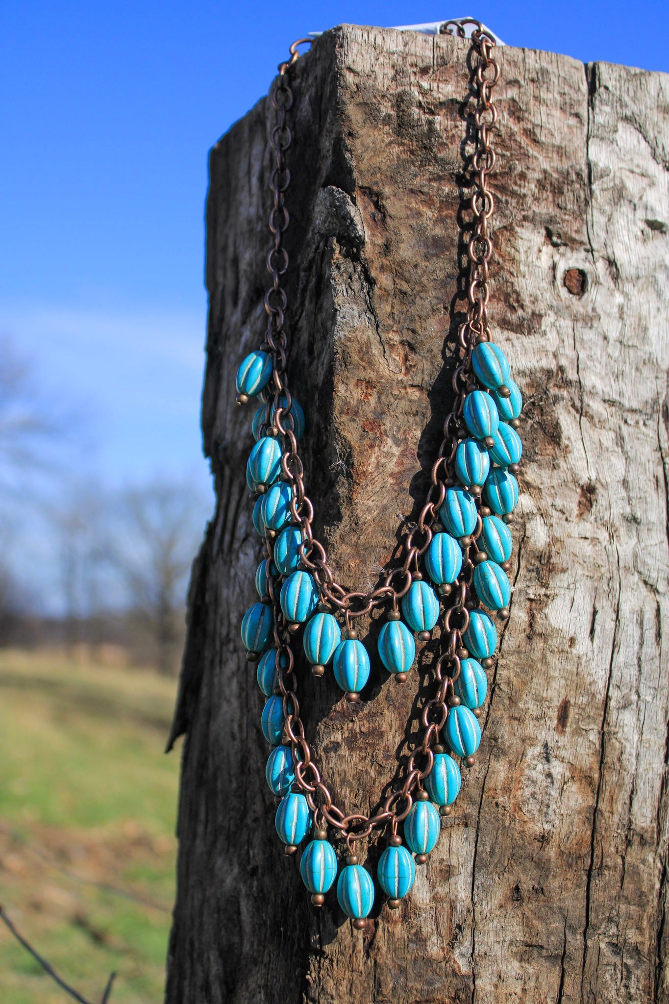 The Turquoise Melon Necklace – Gravel Road Mercantile